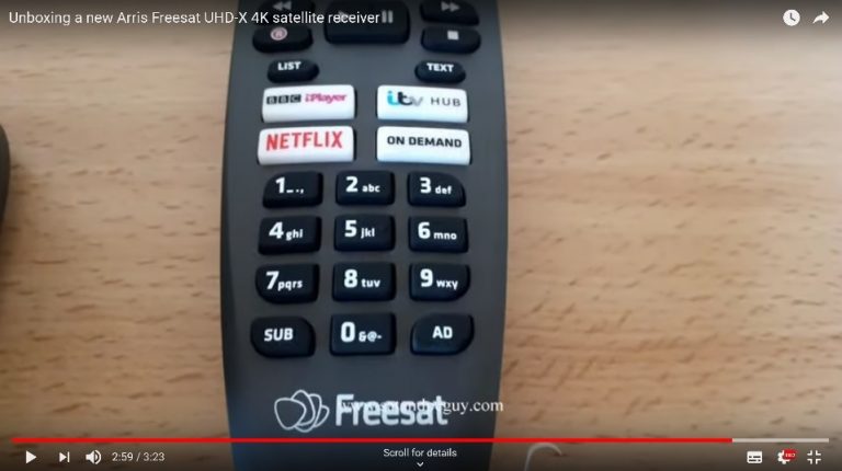 Unboxing a new Arris Freesat UHD-X 4K satellite receiver – The Sat & TV Guy