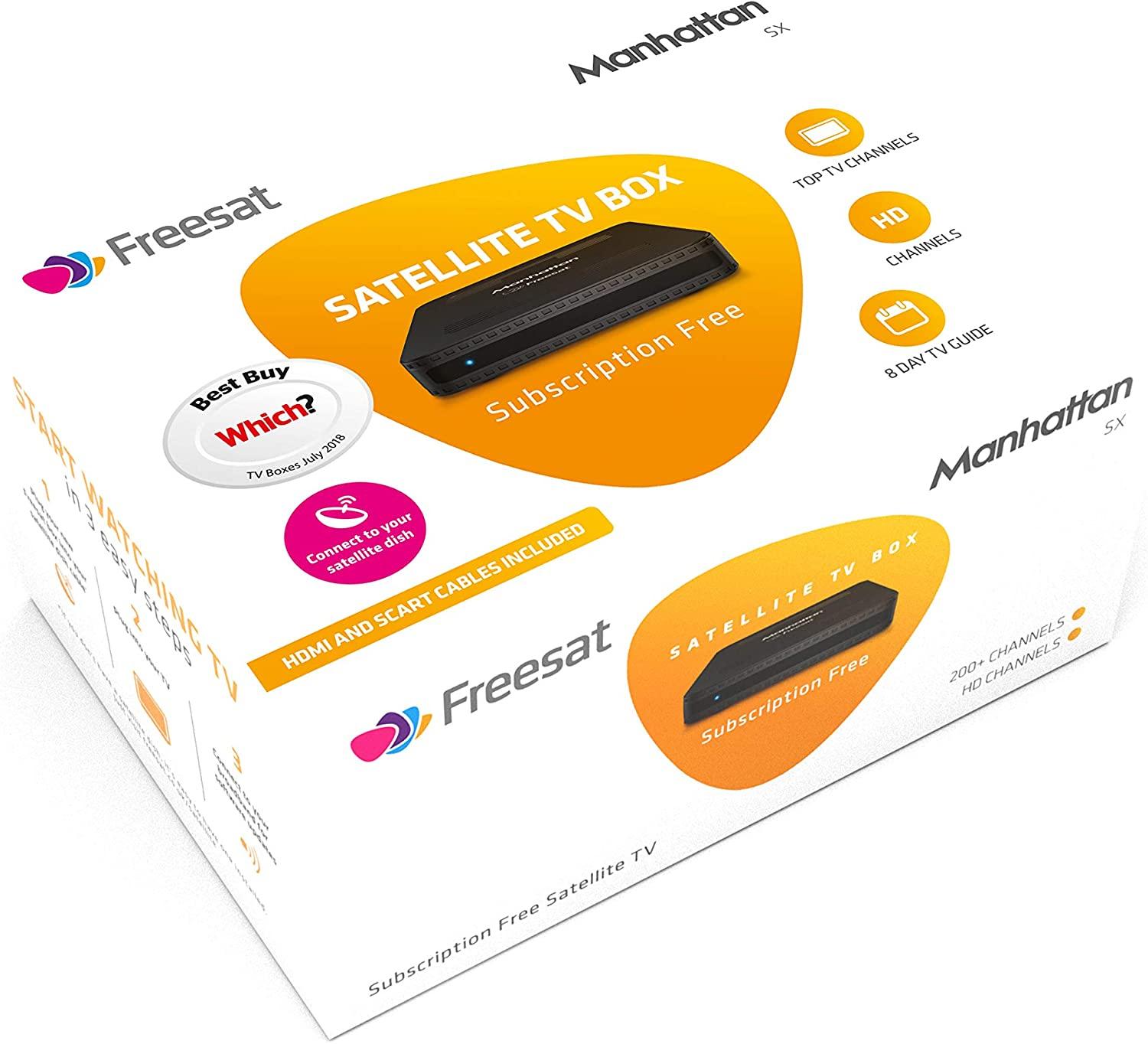 Freesat HD Set Top Box – Manhattan SX - The Sat & TV Guy